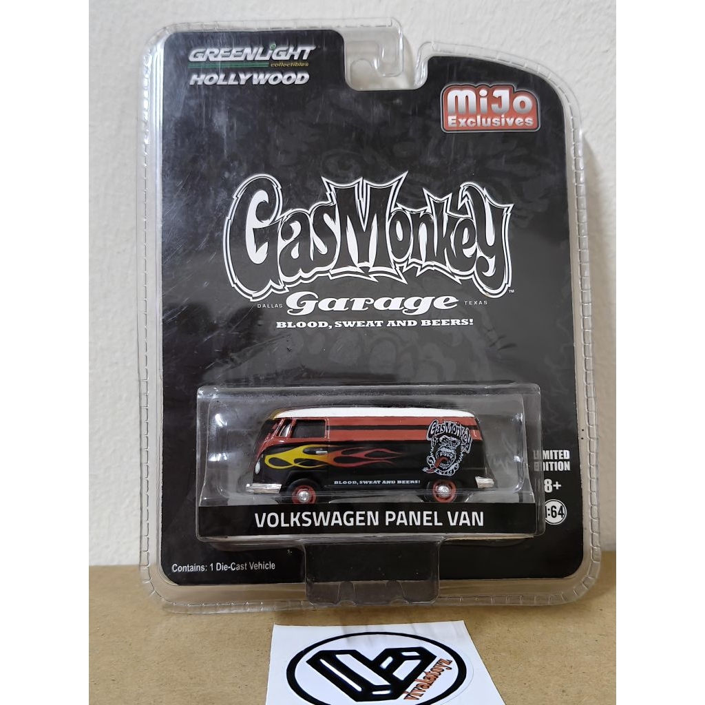 Greenlight 1:64 scale "Gas Monkey Garage" Volkswagen Panel Van die-cast ...