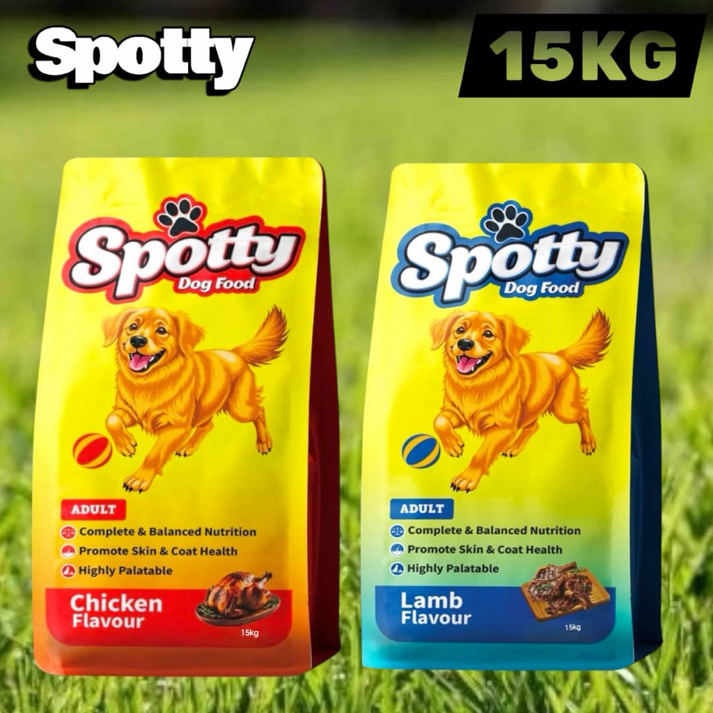 SPOTTY DOG FOOD 15KG SKIN AND HEALTY COAT | Shopee Malaysia