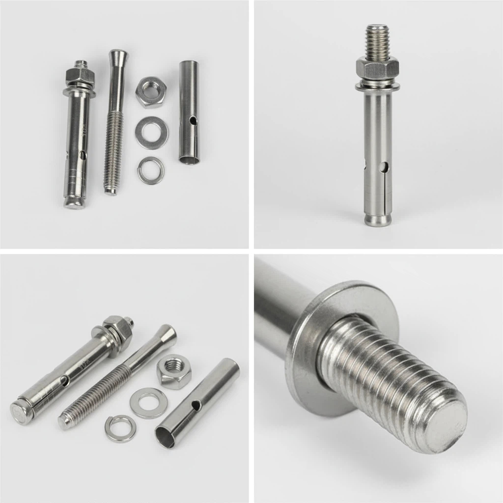 Stainless Steel Wall Plug / External Hex Expansion Bolt / Metal ...