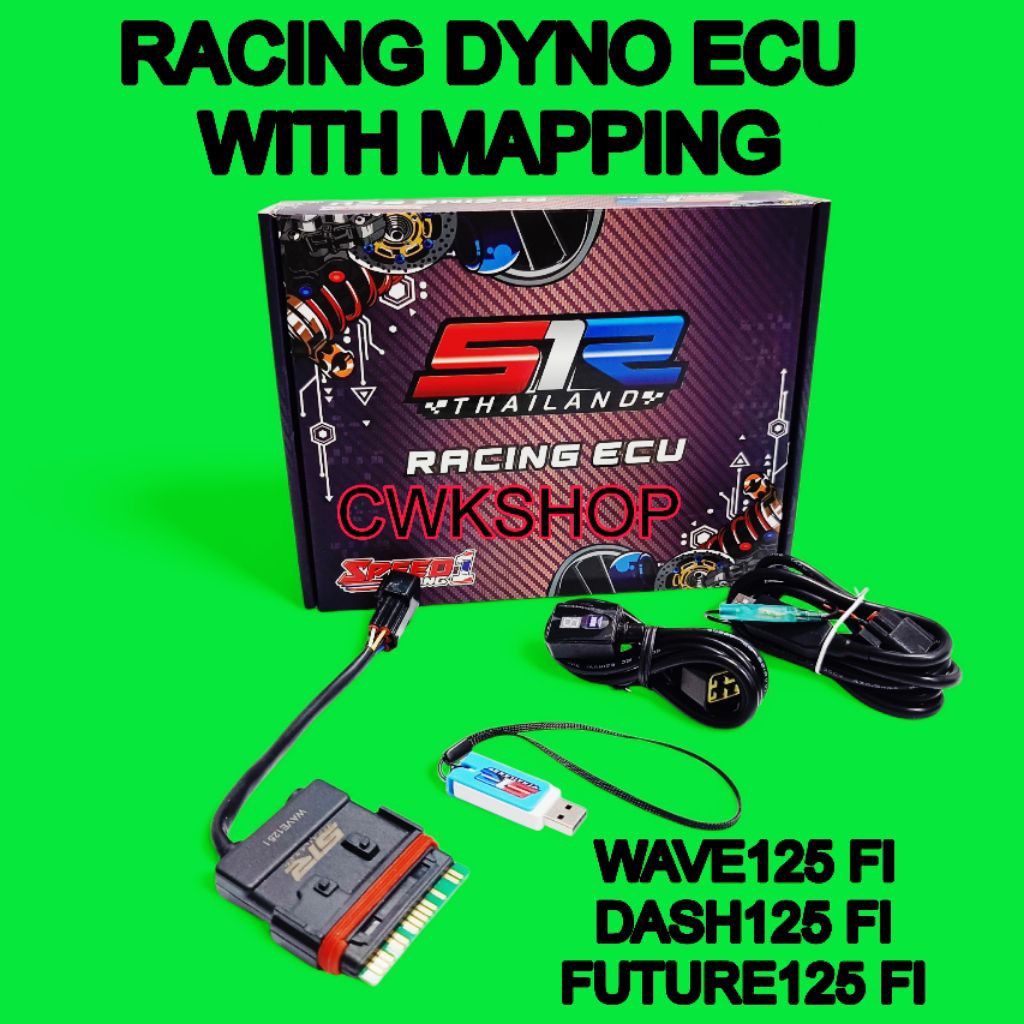 HONDA DASH FUTURE W125 FI DASH V2 W110 V2 RACING DYNO ECU S1R 4MAPPING ...