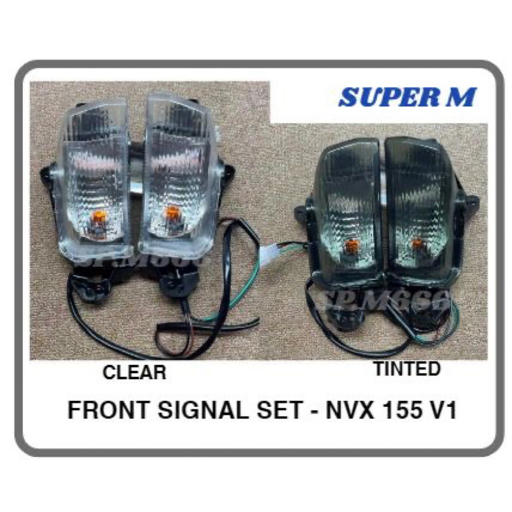 YAMAHA NVX155 NVX 155 V1 V2 V3 AEROX FRONT SIGNAL LAMP LAMPU ISYARAT ...