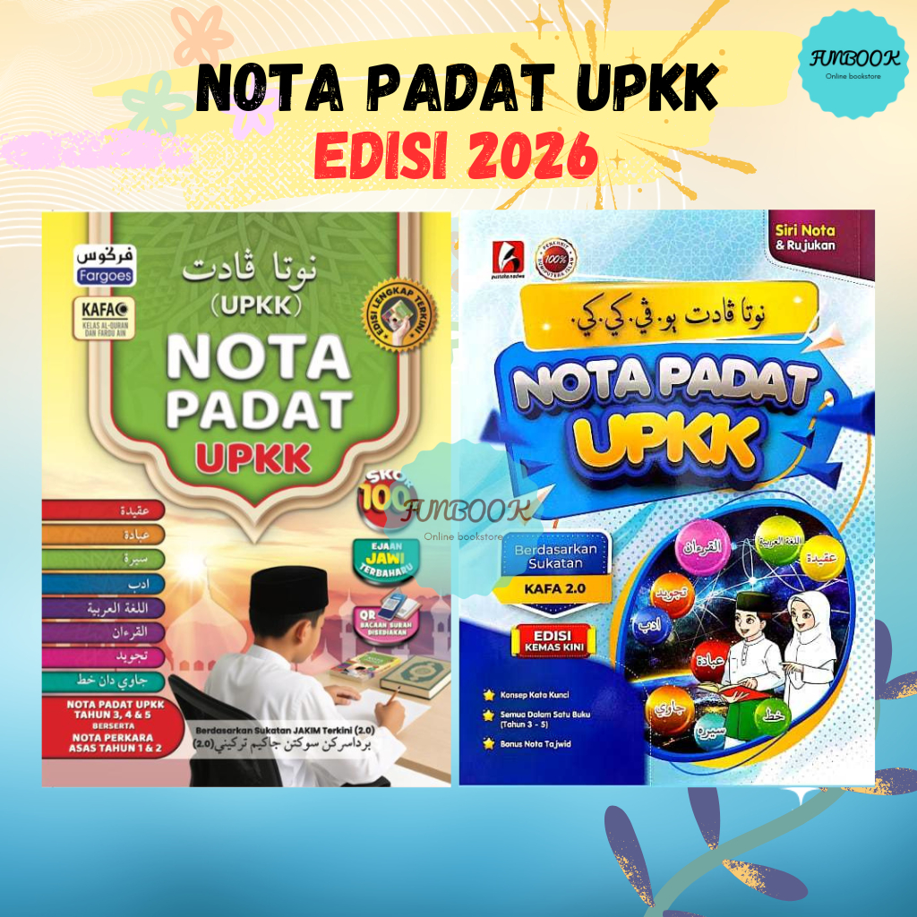 [FUNBOOK] Nota Padat UPKK 𝐄𝐃𝐈𝐒𝐈 𝟐𝟎𝟐𝟔 𝐉𝐀𝐊𝐈𝐌 Fargoes /Pustaka Nadwa ...