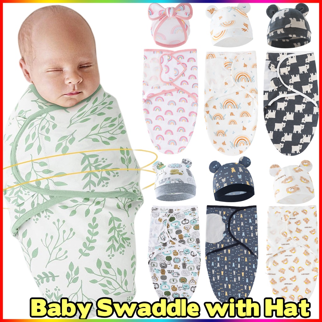 infant Baby Swaddle Wrap (adjustable) bedung baby bedung newborn bedung ...