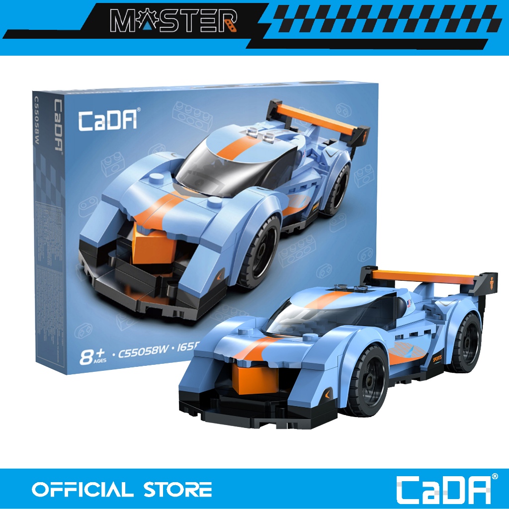 CaDA Phantom Velocity Sports Cars Brick DIY 1:32 Scale Vehicles Set ...