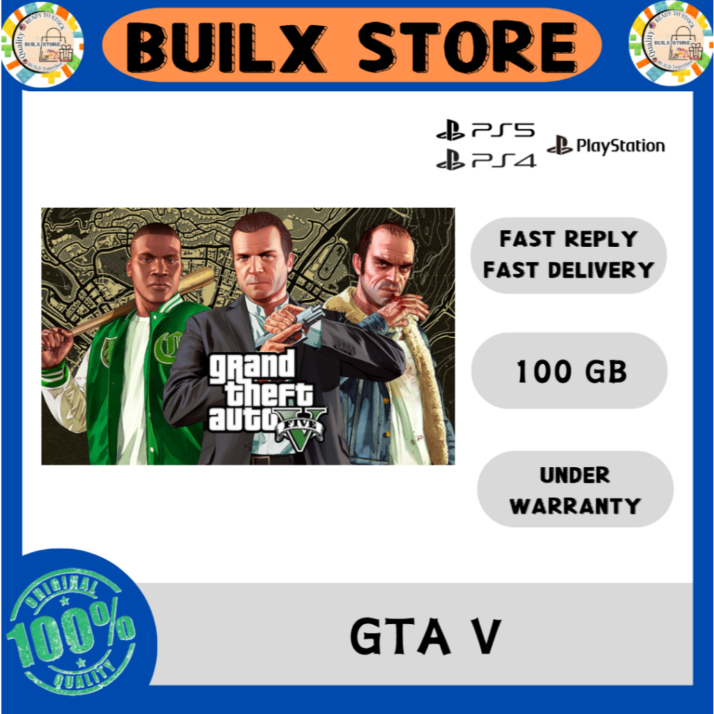GTA 5 Grand Theft Auto V - PS4 & PS5 [Permainan Muat Turun Digital ...