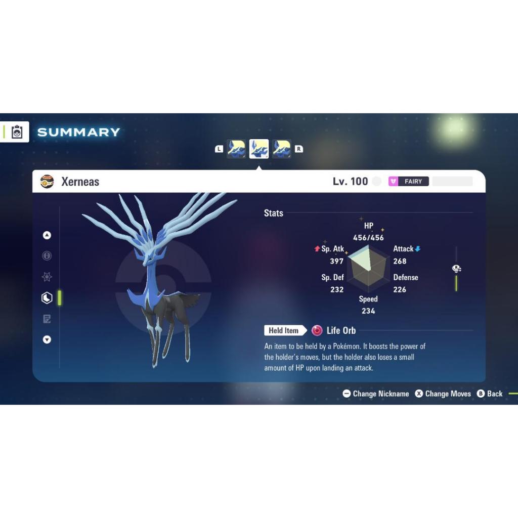 Pokemon Legend Z-A ZA Xerneas Best PVP Build | Shopee Malaysia