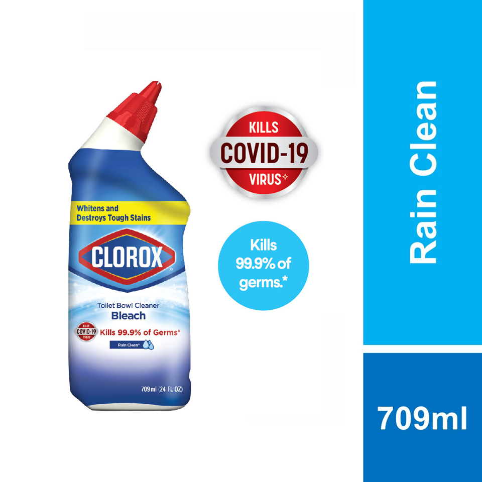 Clorox Toilet Bowl Cleaner Bleach (Rain Clean) 709ml | Shopee Malaysia