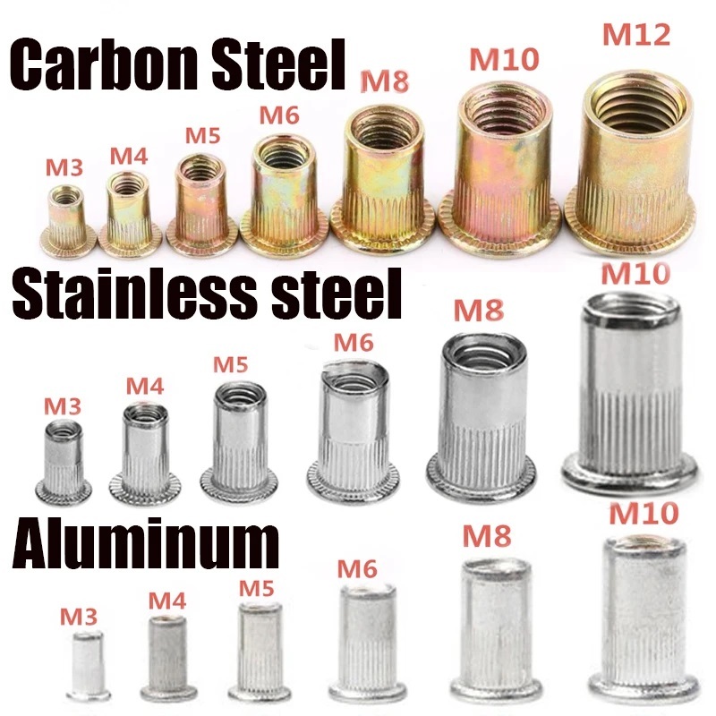 MKR 10Pcs Aluminum Alloy / 304 Stainless Steel / Carbon Steel Rivet ...