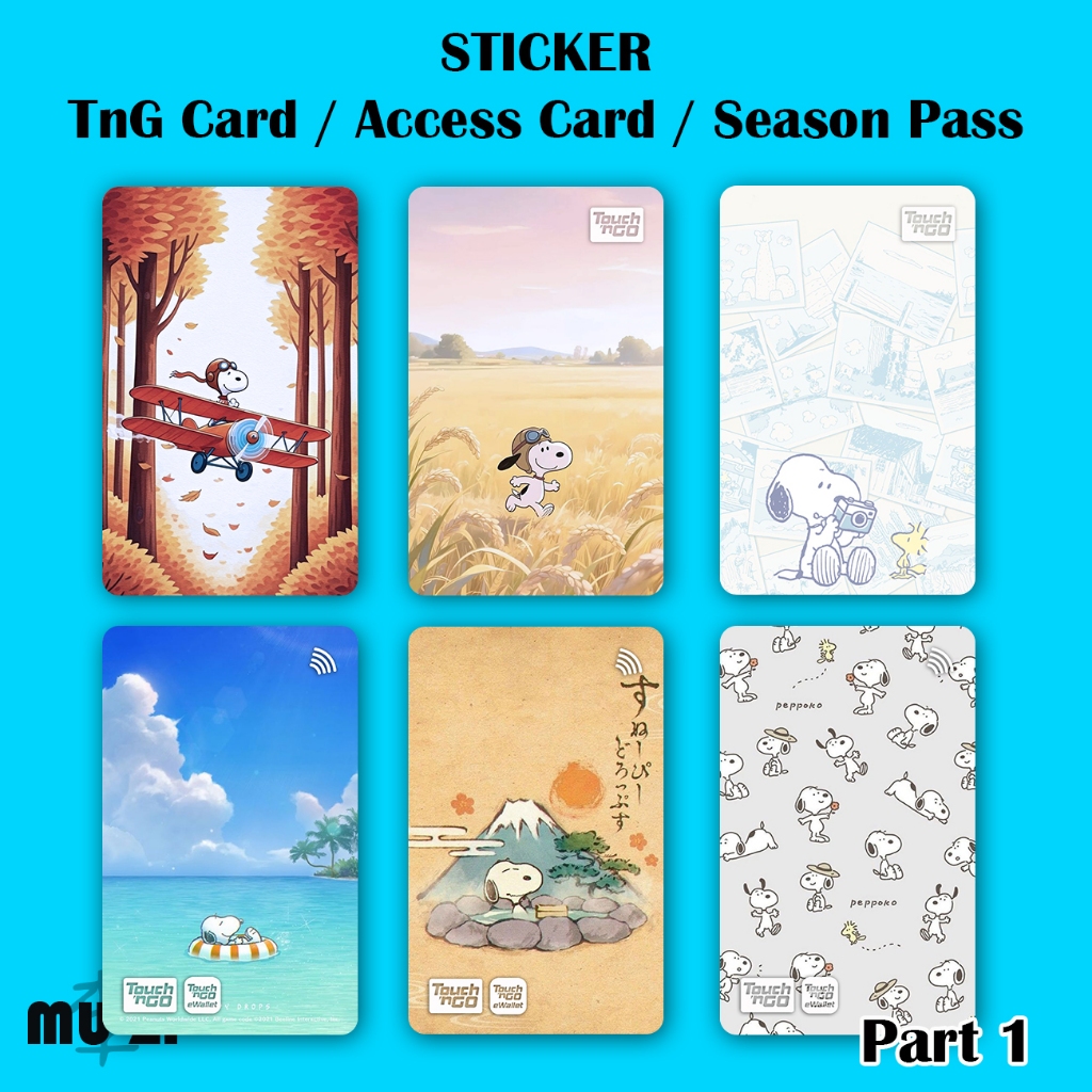 SNY (Part 1) TnG Card STICKER NFC STICKER Waterproof Thick Hard ...