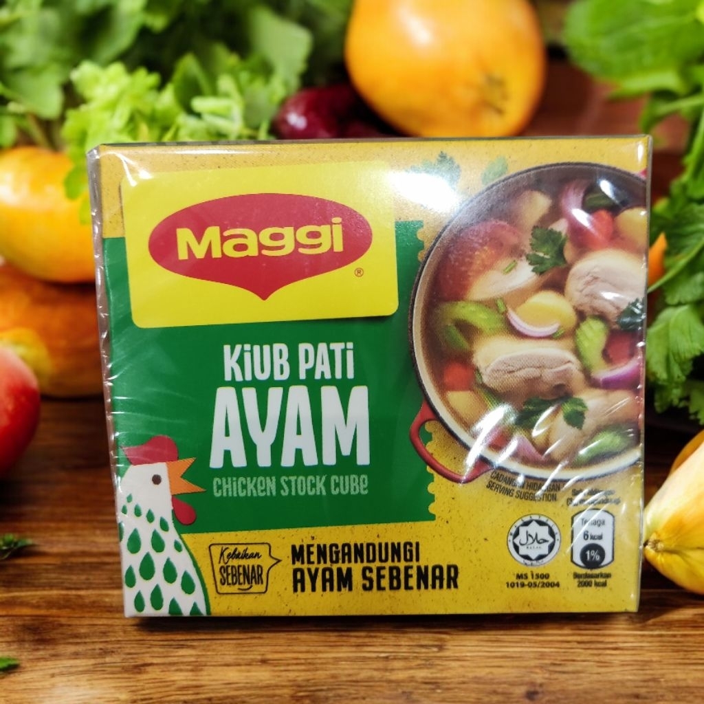 Maggi Kiub Pati Ayam / Chicken Stock Cube Sedap Murah Halal | Shopee ...