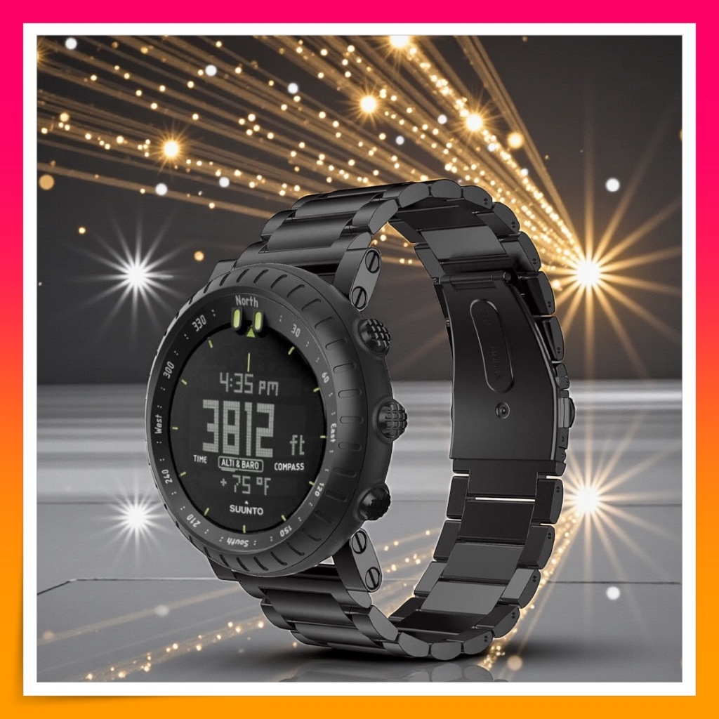 Suunto Core Premium Stainless Steel Replacement Band - Adjustable ...