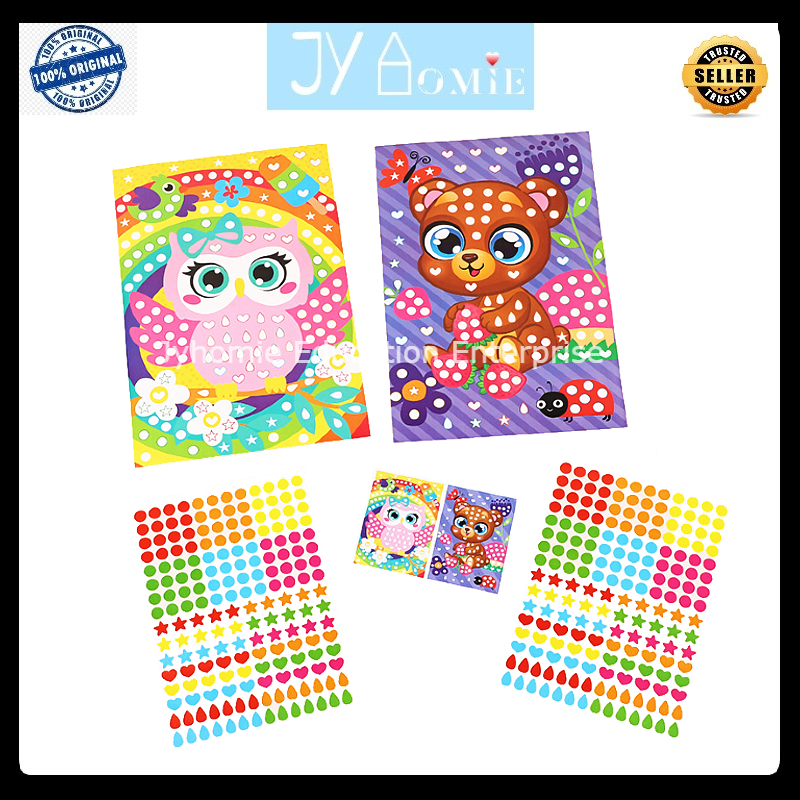 Sticker Book Baby Sticker Book Children Book Buku Stiker Buku Tampal ...