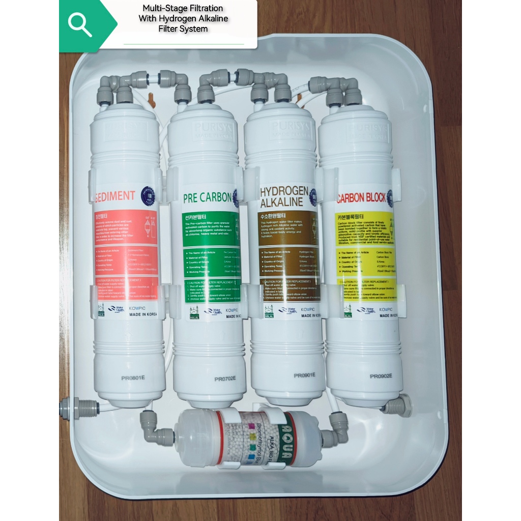 Korea Multi-Stage Filtration with Hydrogen Alkaline Filter System ...