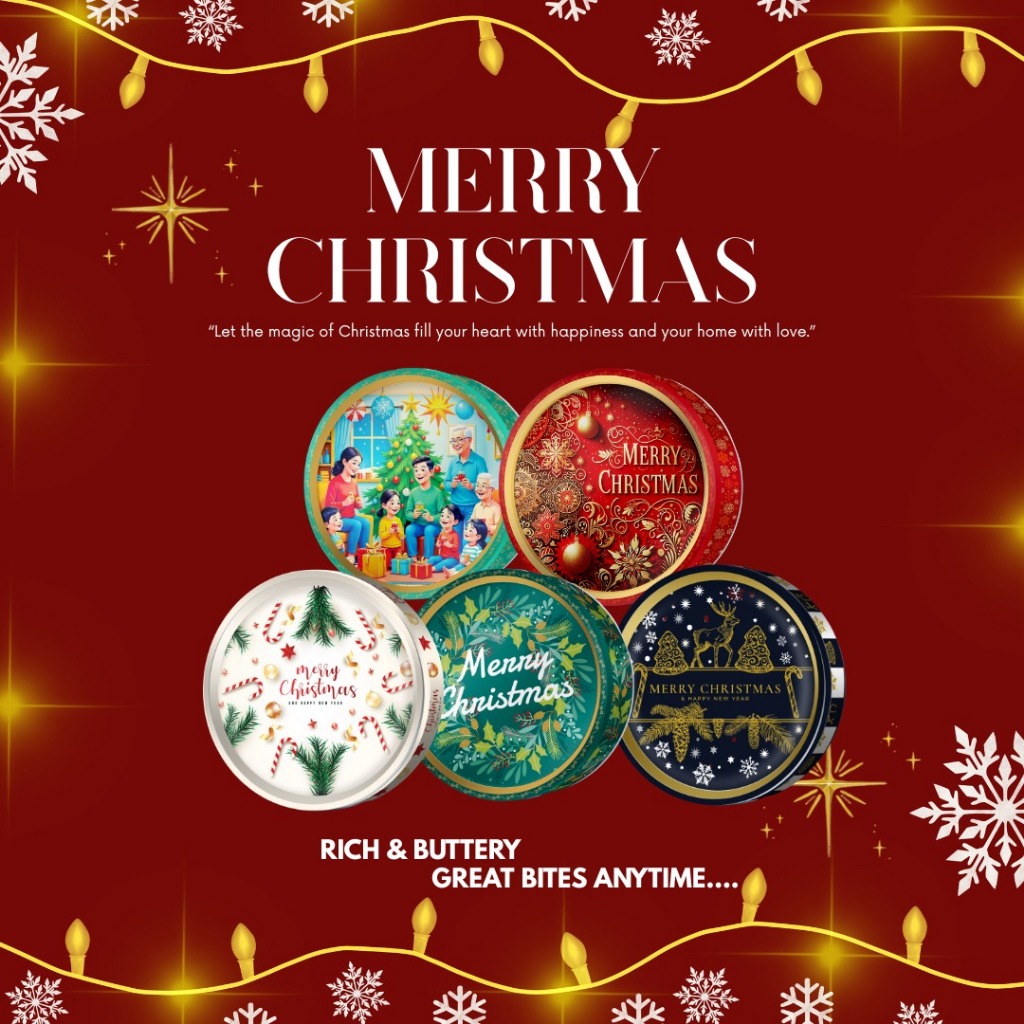 (340g x 4) GPR Classic Butter Cookies – Christmas Limited Edition ...