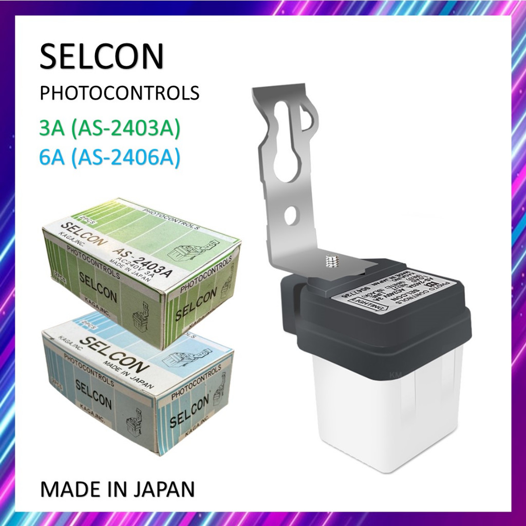 Selcon 3A 6A Photocontrols Switch Photocell Daylight Control ( Made in ...