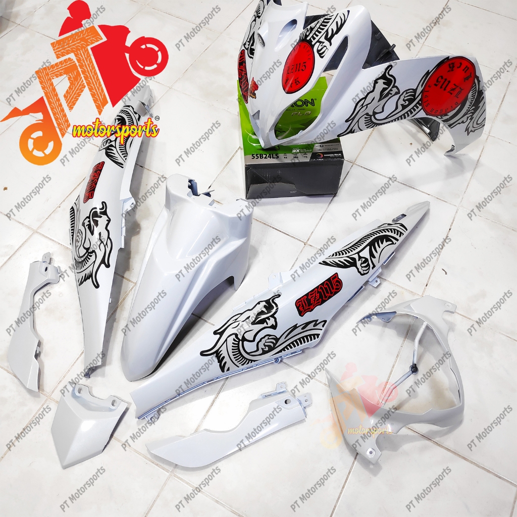 PT Motorsports Dragon Lagenda SRL 115Fi 115ZR Fi 115 Cover Set Bodyset ...