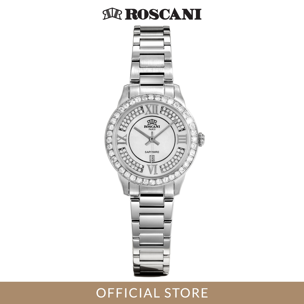Roscani Riley E40 (Gemstone Bezel + Sapphire Crystal) Sapphire Crystal ...