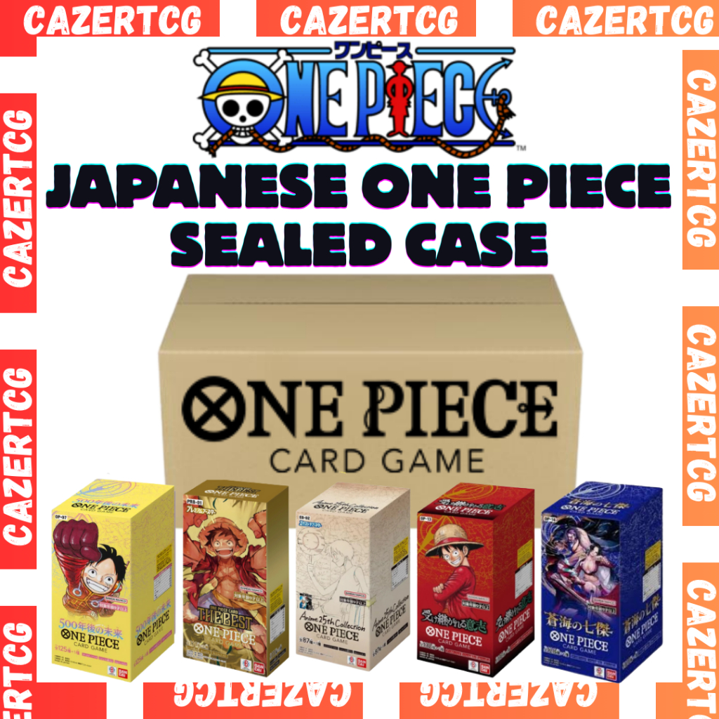 One Piece TCG Japanese Sealed Case | OP05 | OP08 | OP11 | OP12 | EB03 ...