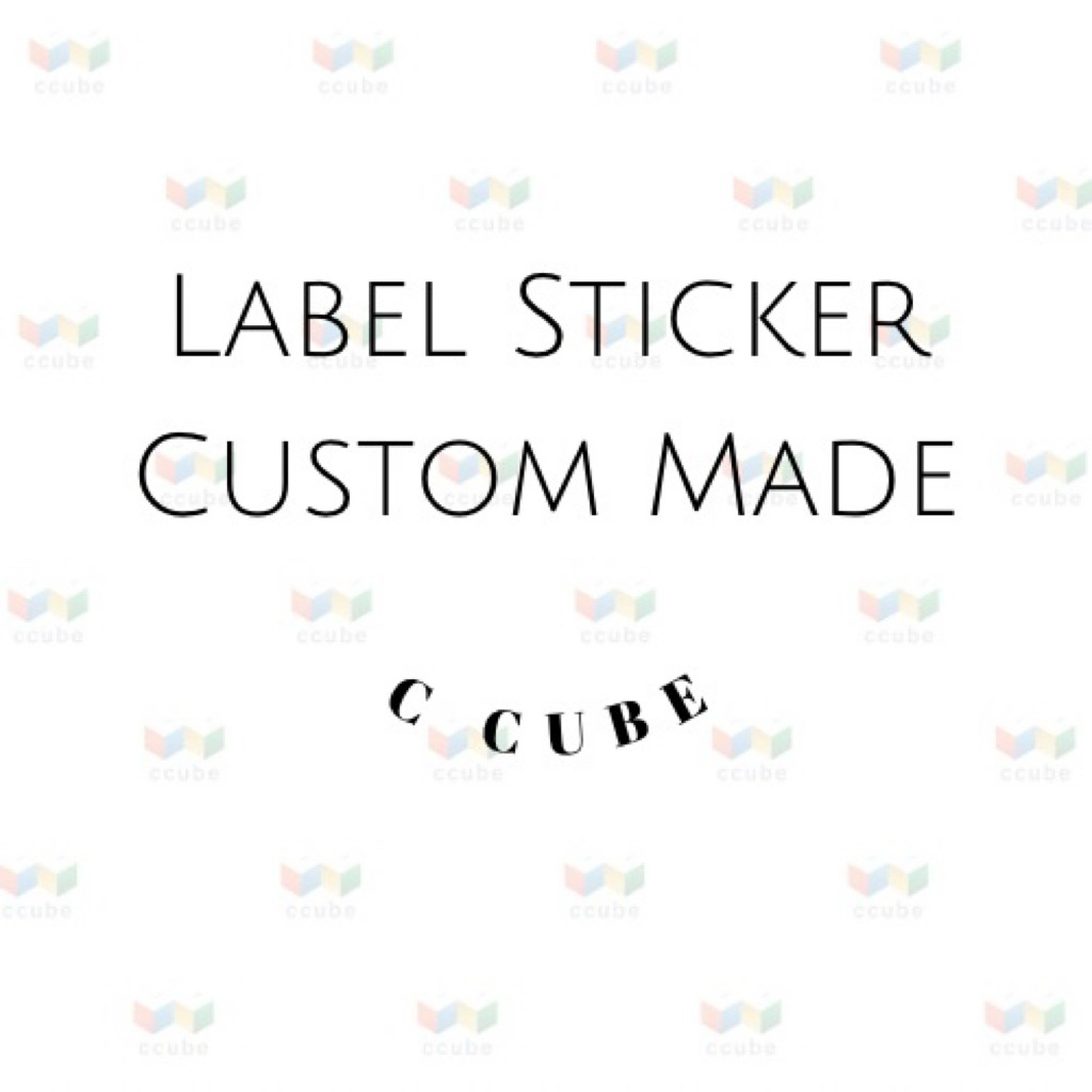 Custom Print- Label Sticker | Shopee Malaysia