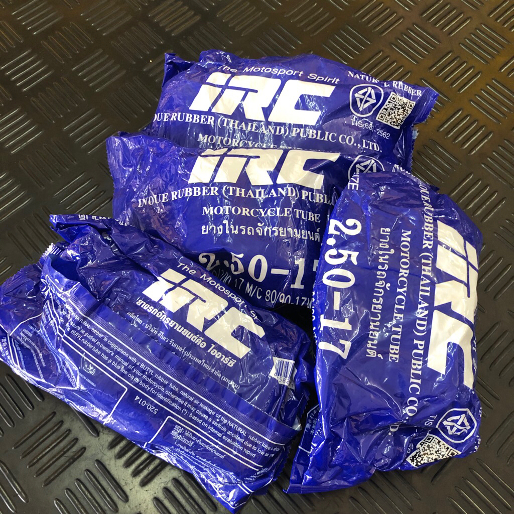 🔥🔥🔥 TIUB GETAH IRC 2.00/17 250/17 250&275/18 MADE IN THAILAND 🔥🔥🔥 ...