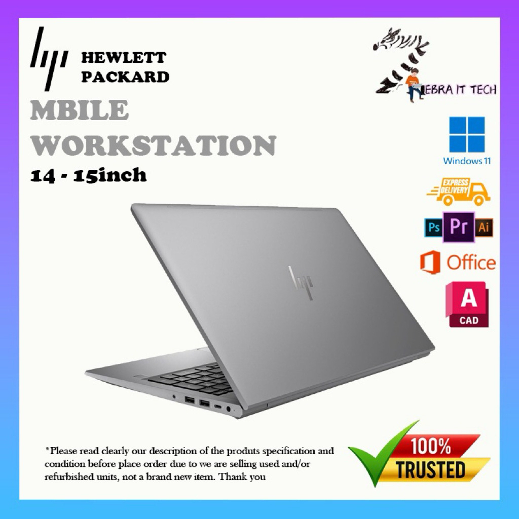 High-End Mobile Workstation Laptops Lenovo HP ZBOOK Power G7 Firefly ...