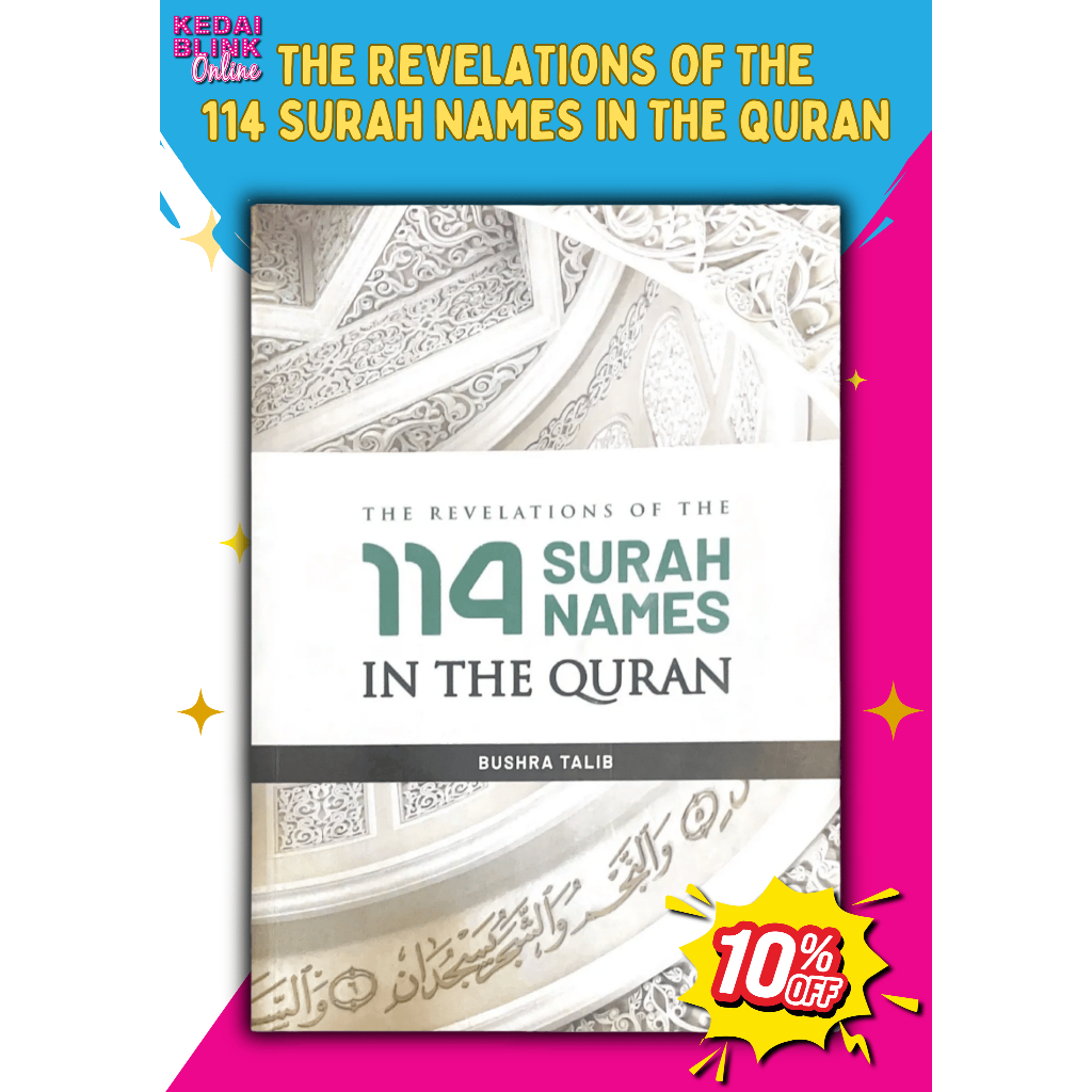 BLINK X PACU, THE REVELATIONS OF THE 114 SURAH NAMES IN THE QURAN ...