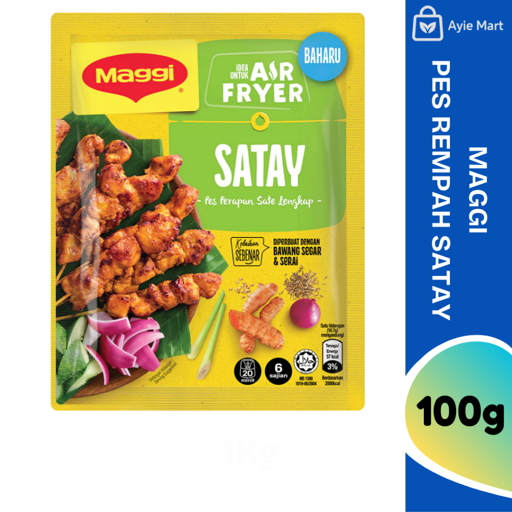 MAGGI Satay Chicken Marinate Paste 100g | Pes Perapan Sate Ayam Lengkap ...