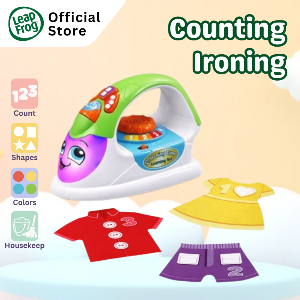 LeapFrog Ironing Time Learning Set Housekeeping Pretend Playset ...