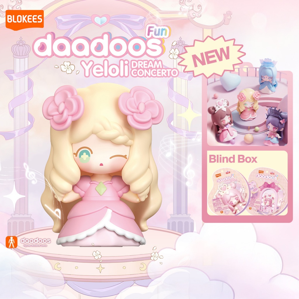 [New] BLOKEES Yeloli Dadoos FUN Collection Blind Box Figures Dream ...