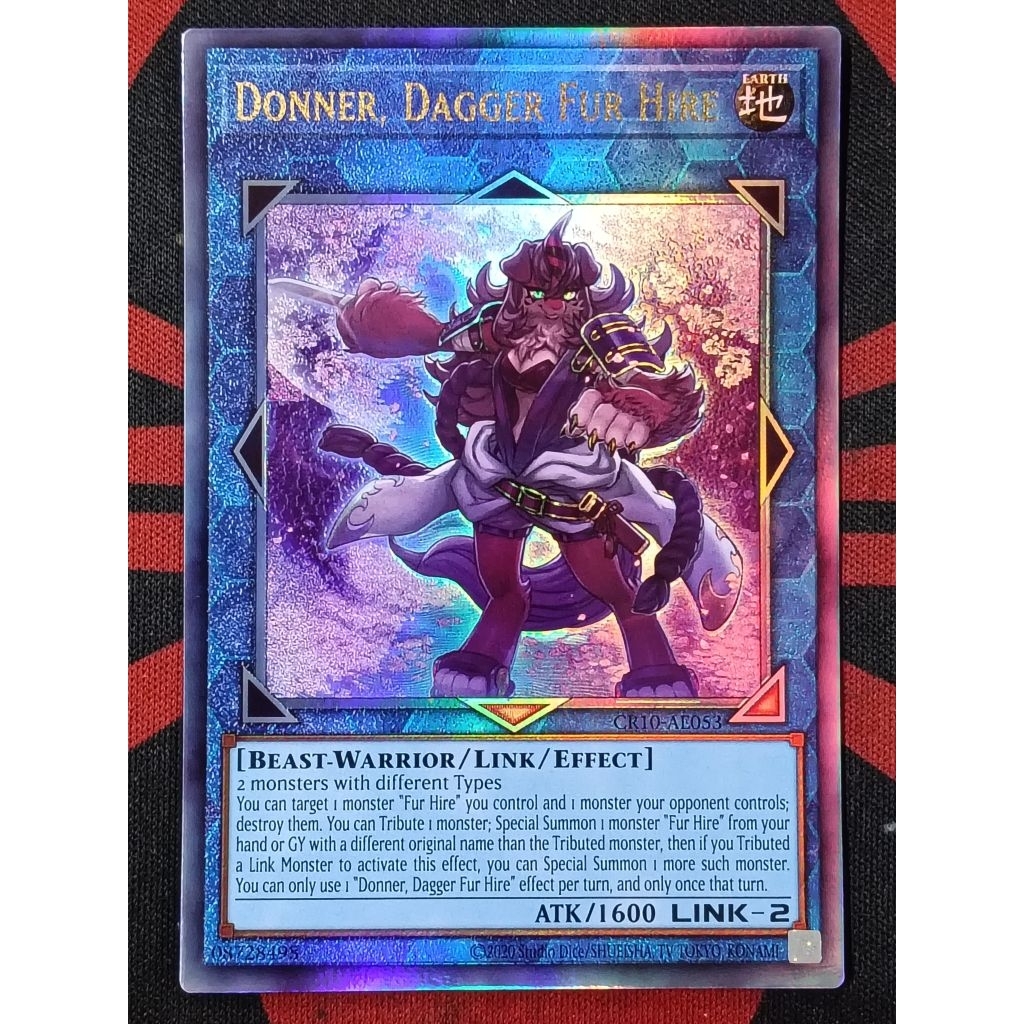 YUGIOH KONAMI CR10-AE053 Donner, Dagger Fur Hire (UTR) | Shopee Malaysia