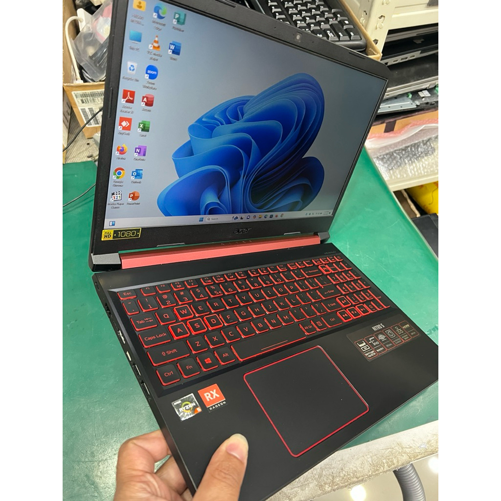 Acer Nitro 5 Gaming Laptop Ryzen 5 / 16GB / 512GB M.2 SSD NVMe | Shopee ...