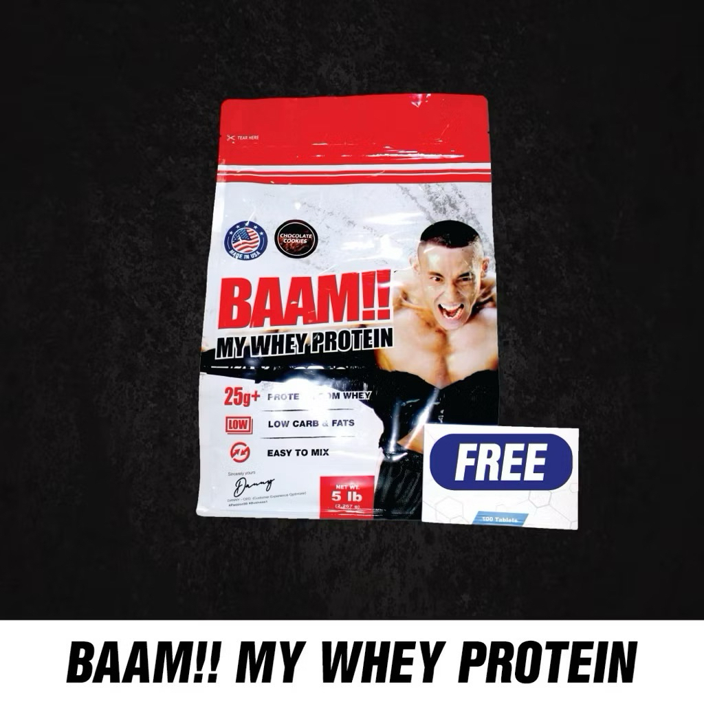 BAAM!!™ My Whey Protein Powder 10lbs | 25g Protein • Lab-Tested • Low ...