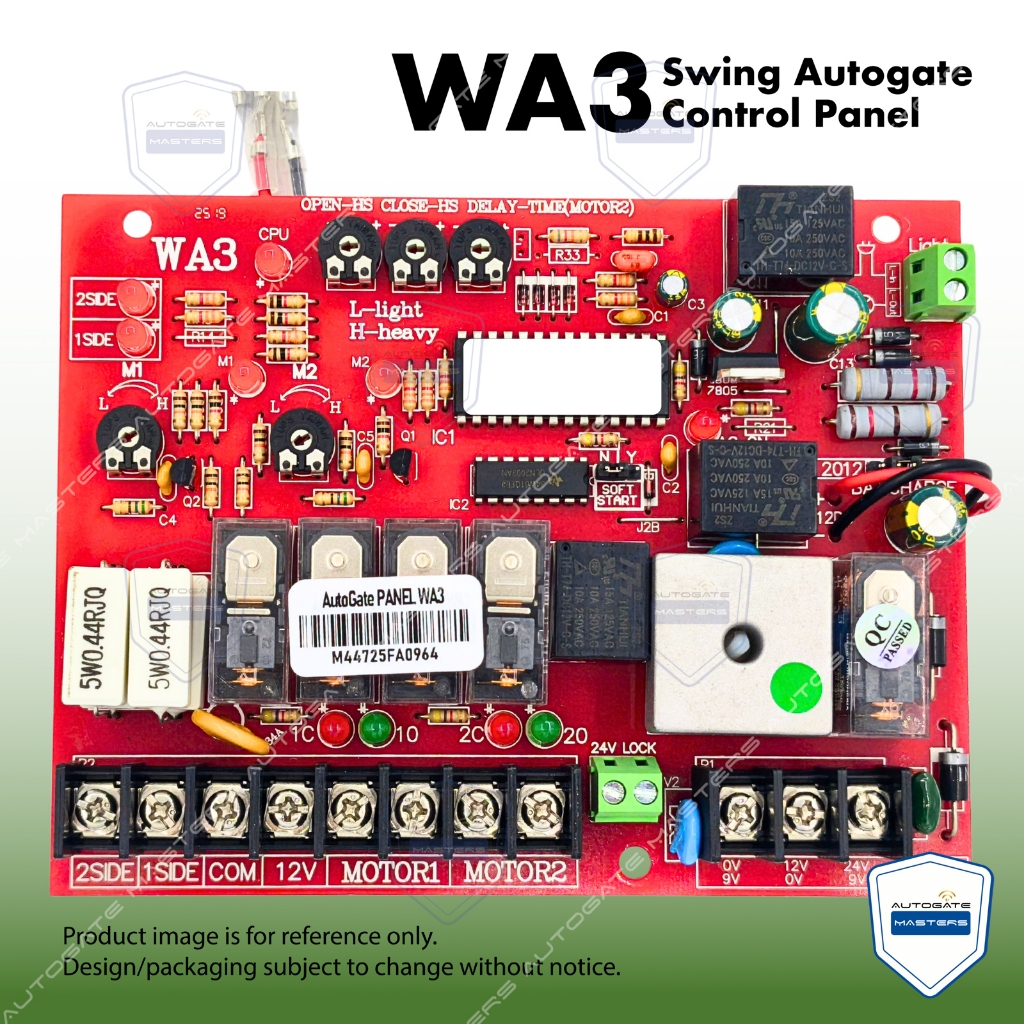 WA3 AUTOGATE SWING / FOLDING GATE CONTROL BOARD PCB PANEL A3 | Shopee ...