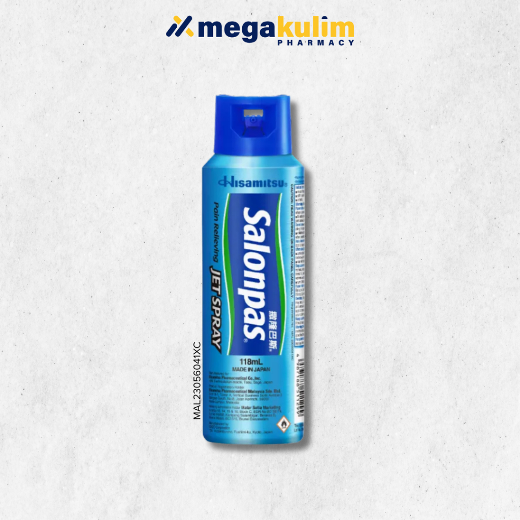 Salonpas Pain Relieving Jet Spray 118ml | Shopee Malaysia