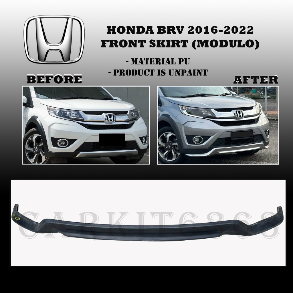 HONDA BRV 2016-2022 (MODULO) FRONT SKIRT LIP ORIGINAL SKIRT BODYKIT ...