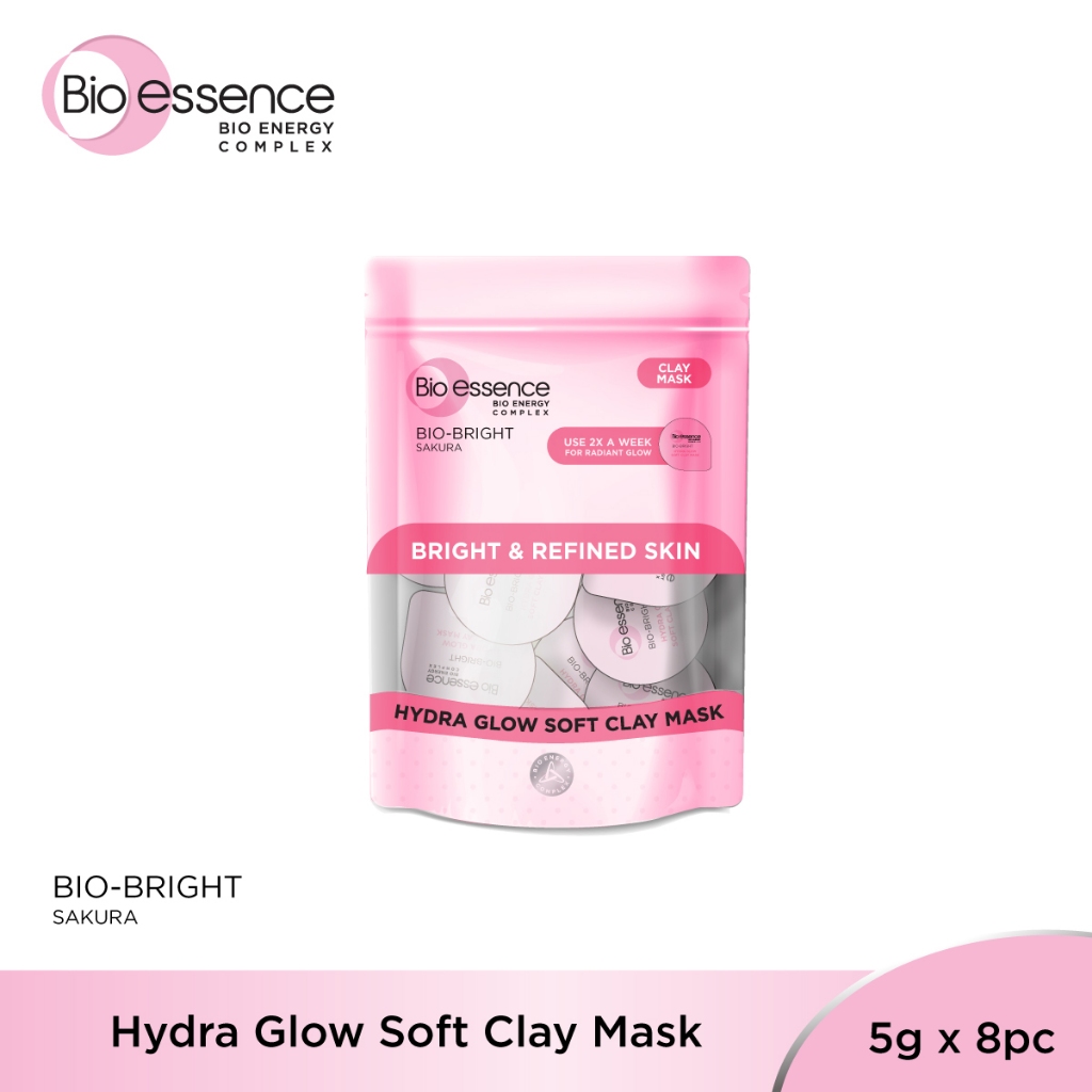 Bio-essence Bio-Bright Hydra Glow Soft Clay Mask 5g x 8pc | Shopee Malaysia