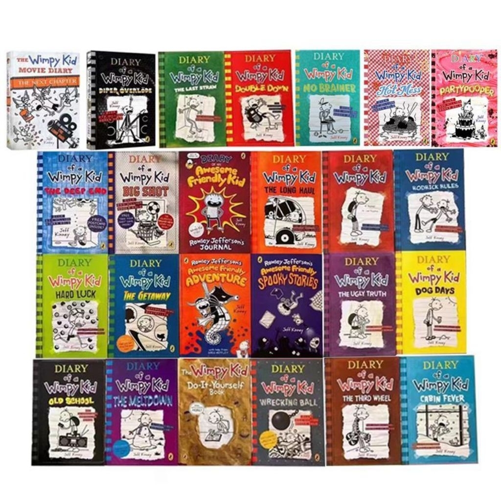 Diary of a Wimpy Kid by Jeff Kinney 25 Loose Books [Free audio/Movie ...