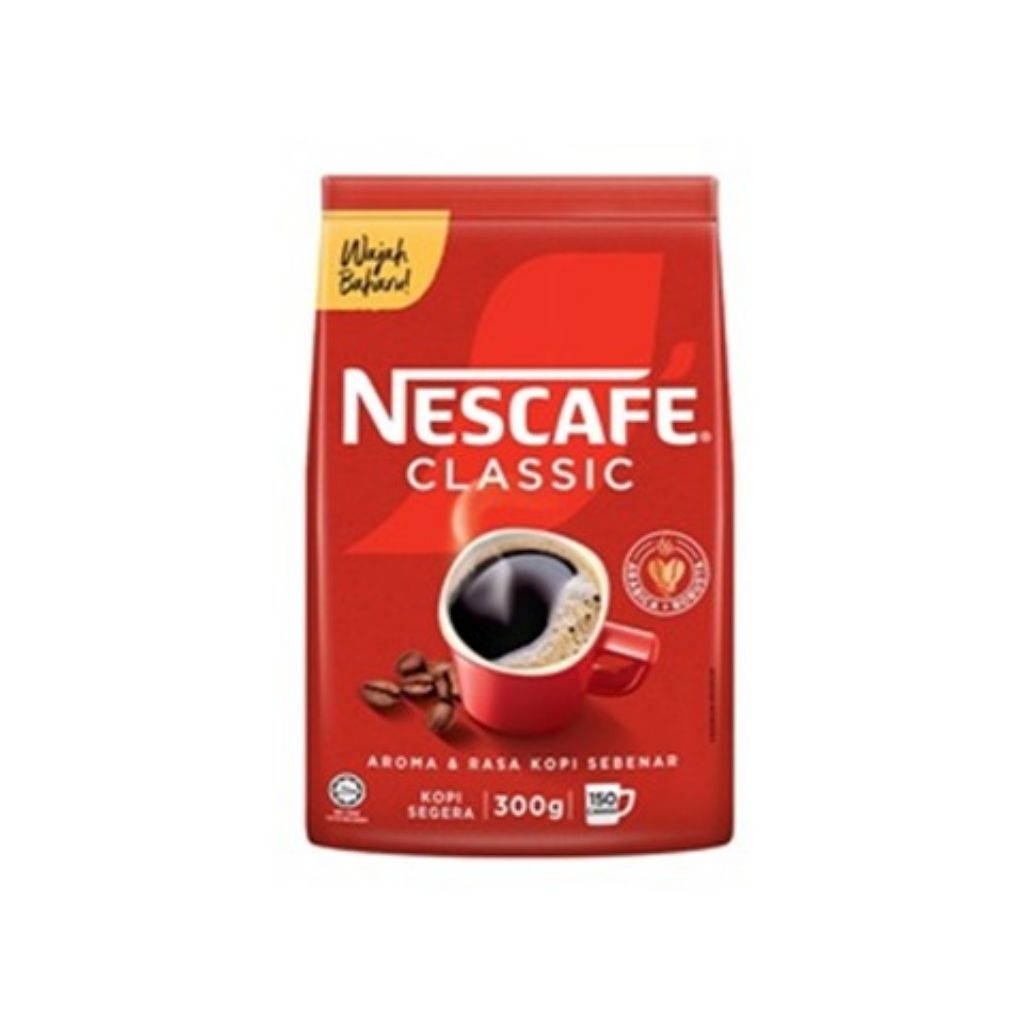Nescafe Classic instant coffee powder Refill pack 300G Readystock ...