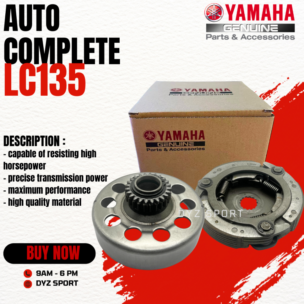 LC135 AUTO CLUTCH COMP SET YAMAHA LC135 V1 V2 V3 V4 V5 V6 SAMA ORIGINAL ...