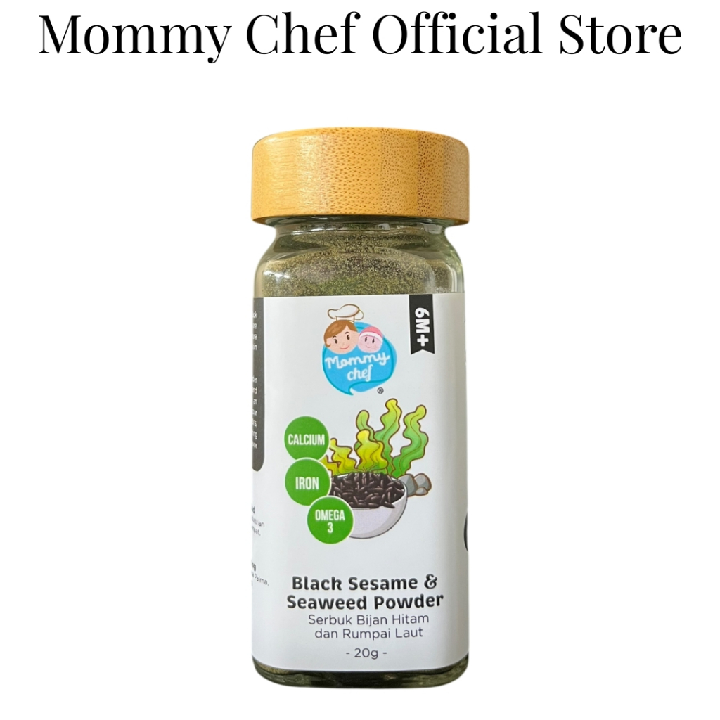 Mommy Chef Black Sesame & Seaweed Powder (20g) | Shopee Malaysia