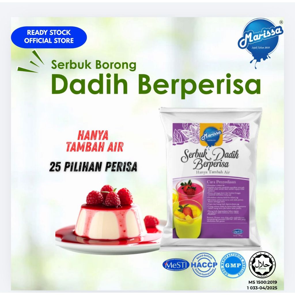 Serbuk Dadih Borong (HALAL) Hanya Tambah Air Pudding Instant Powder ...