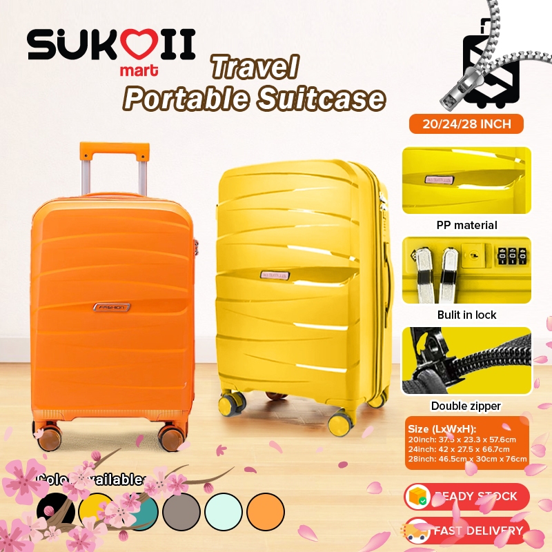 SKOI SKY TRAVELLER SKY383 3-In-1 PP Hard Cover Anti Theft Luggage For ...