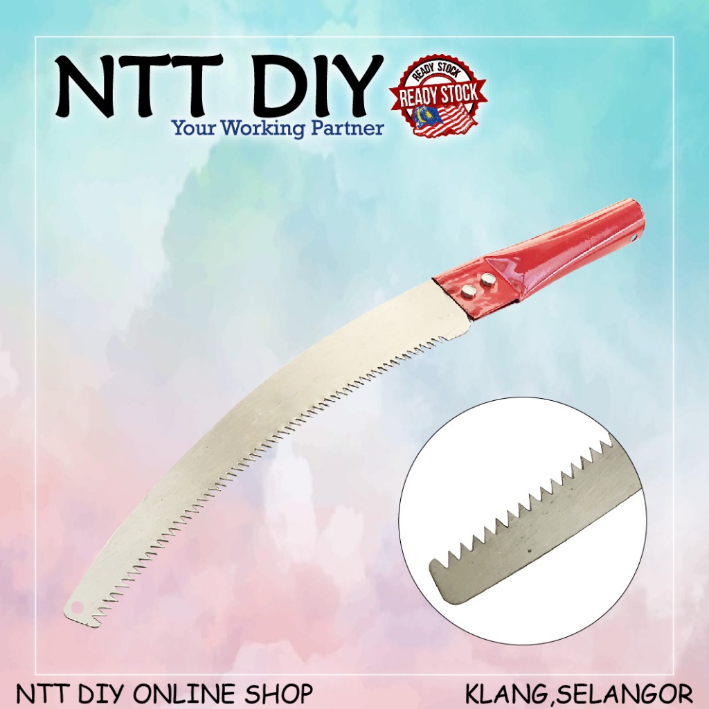 NTT DIY Gergaji Pemangkasan Pemegang Besi 14 Inci / 14 Inch Iron Handle ...