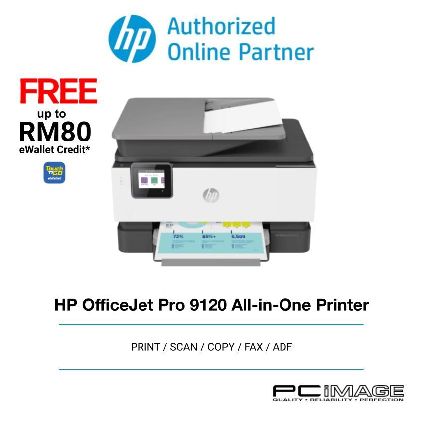 HP Office Jet Pro 9120 All In One Printer Print/Scan/Copy/Fax/Wireless ...