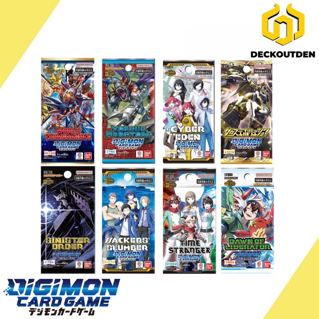 Digimon TCG Booster Pack ( BT21 / EX09 / BT22 / BT19 / EX10 / BT23 ...