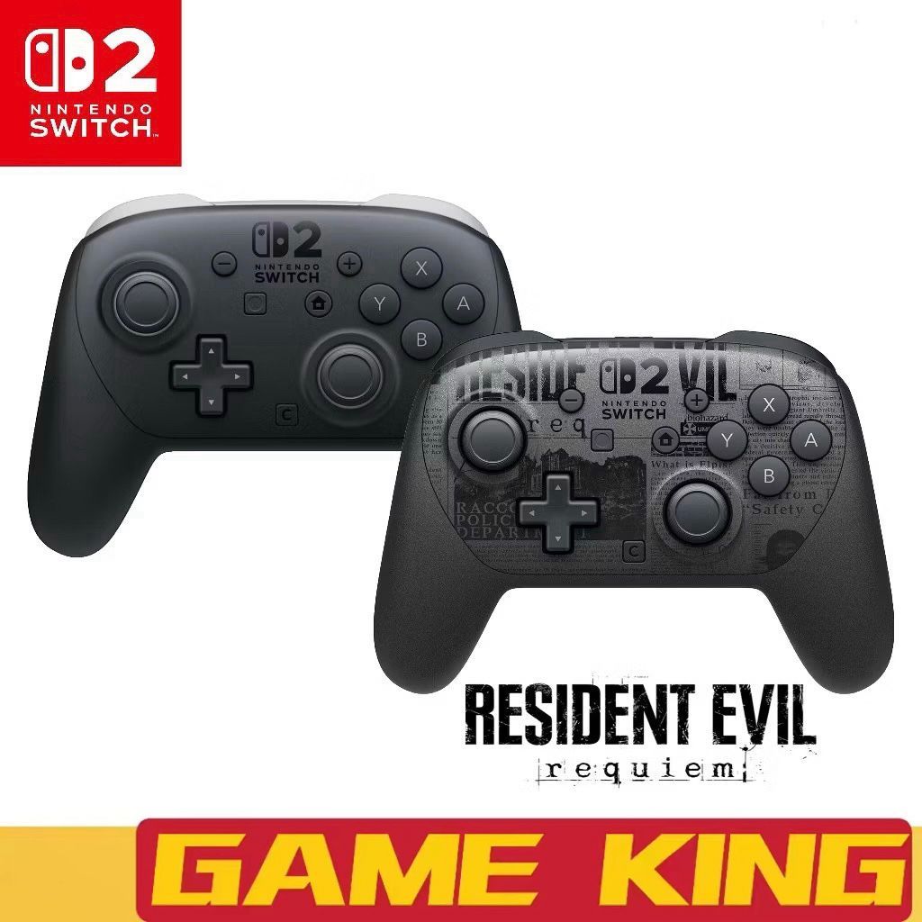 Nintendo Switch 2 Pro Controller Resident Evil Requiem Edition ...