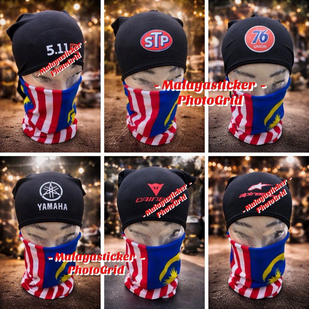Buff Bandana Scarf headbuff pelbagai jenama yamaha honda | Shopee Malaysia