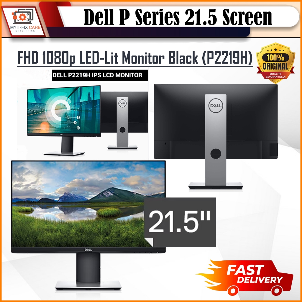 Dell P Series 21.5 Screen FHD 1080p LED-Lit Monitor Black (P2219H ...