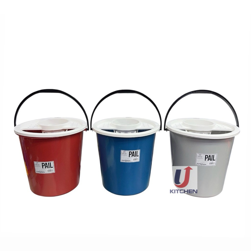 Green Leaf Pail Mop with Cover Set / Baldi Plastik / Tong Mop / Baldi ...