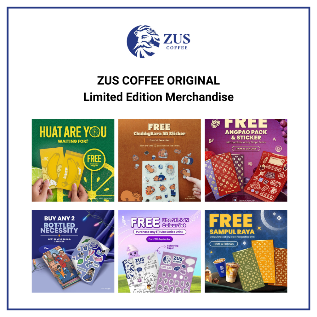 [ZUS COFFEE ORIGINAL] Limited Edition Merchandise | Shopee Malaysia